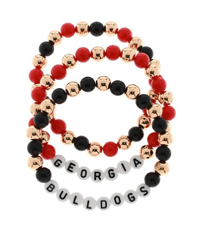 Gameday 3 Row Beaded Bracelets – The Peach Poodle